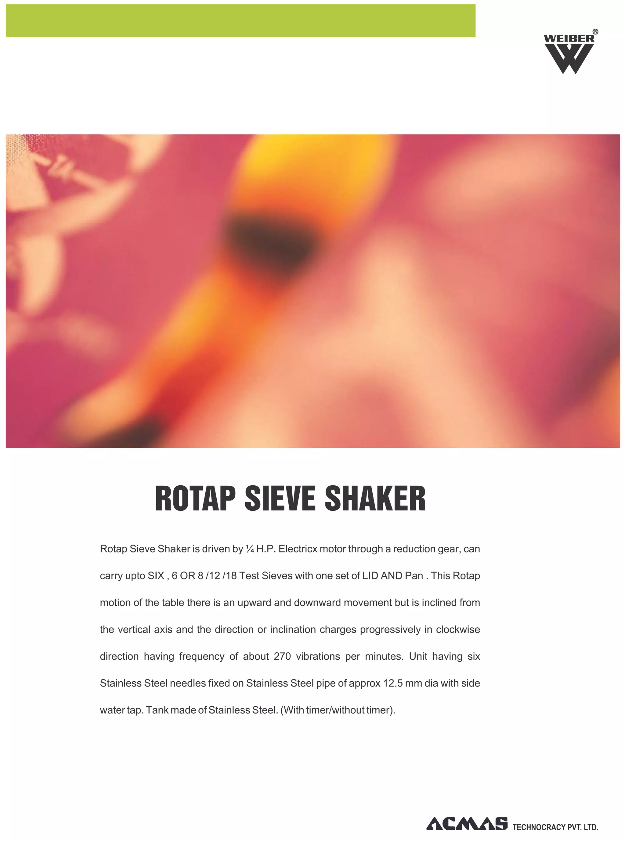 Rotap sieve shaker | PDF