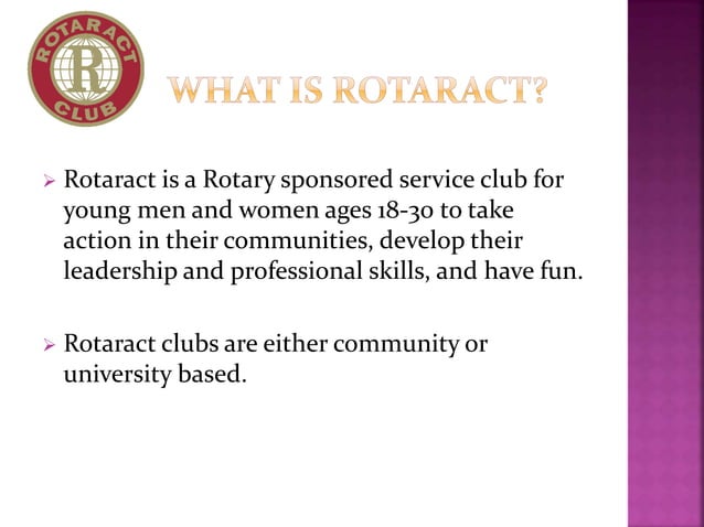 Rotaract club of lagos | PPTX