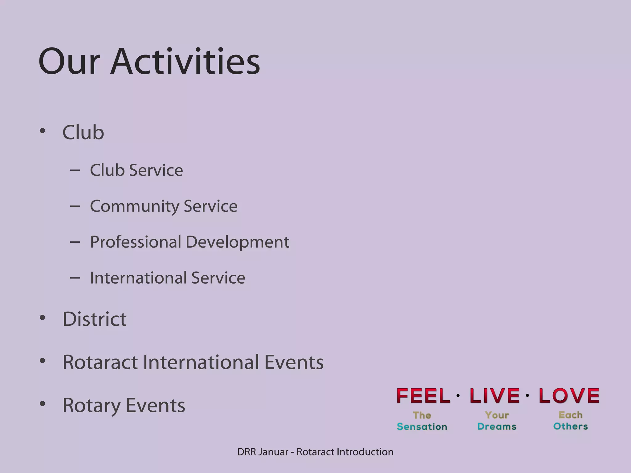 Rotaract Introduction 2014 | PPT