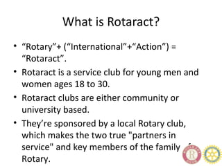 Rotaract Orientation / Introduction | PPT