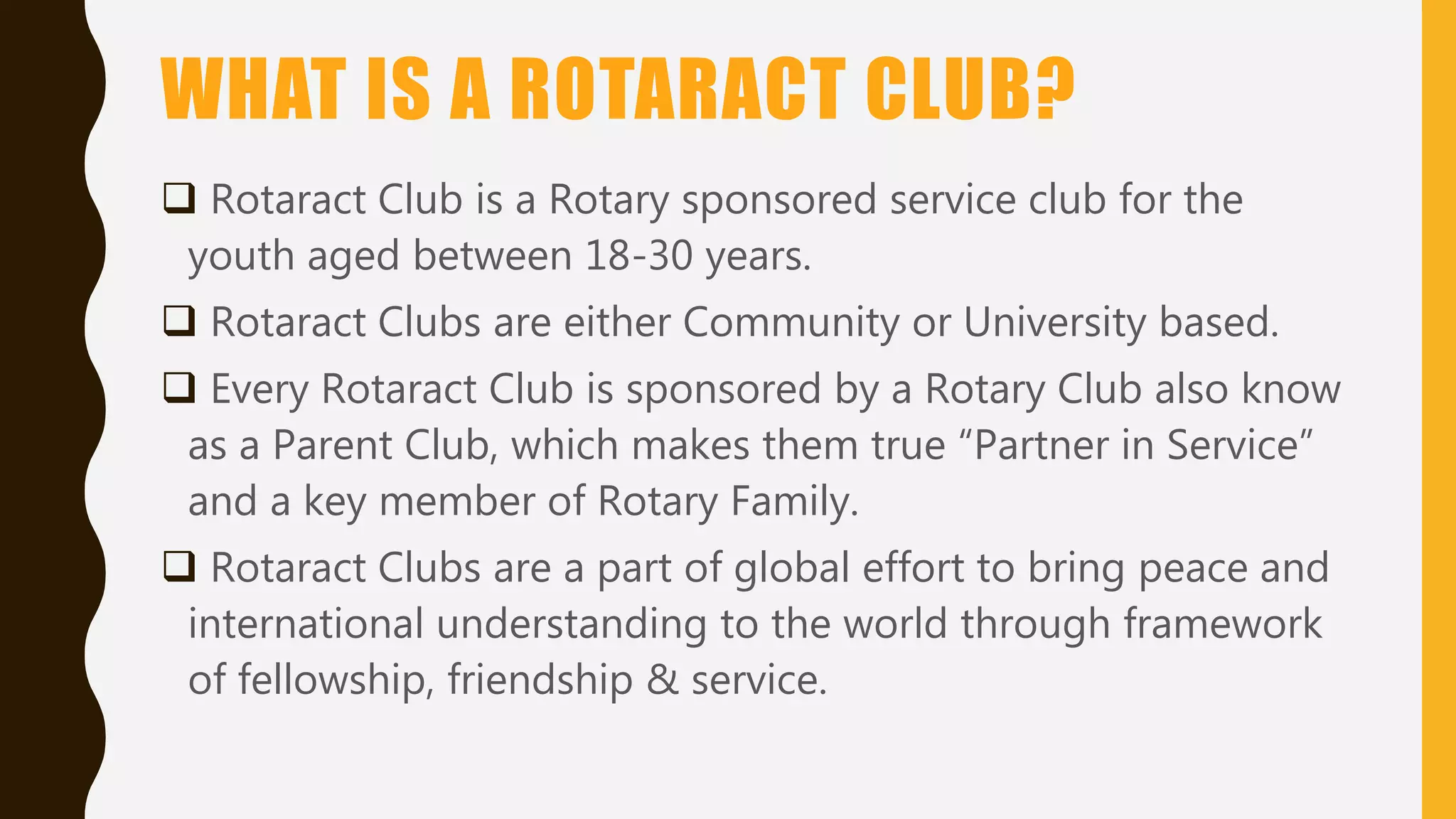 Rotaract Orientation | PPTX
