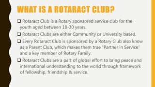 Rotaract Orientation | PPTX