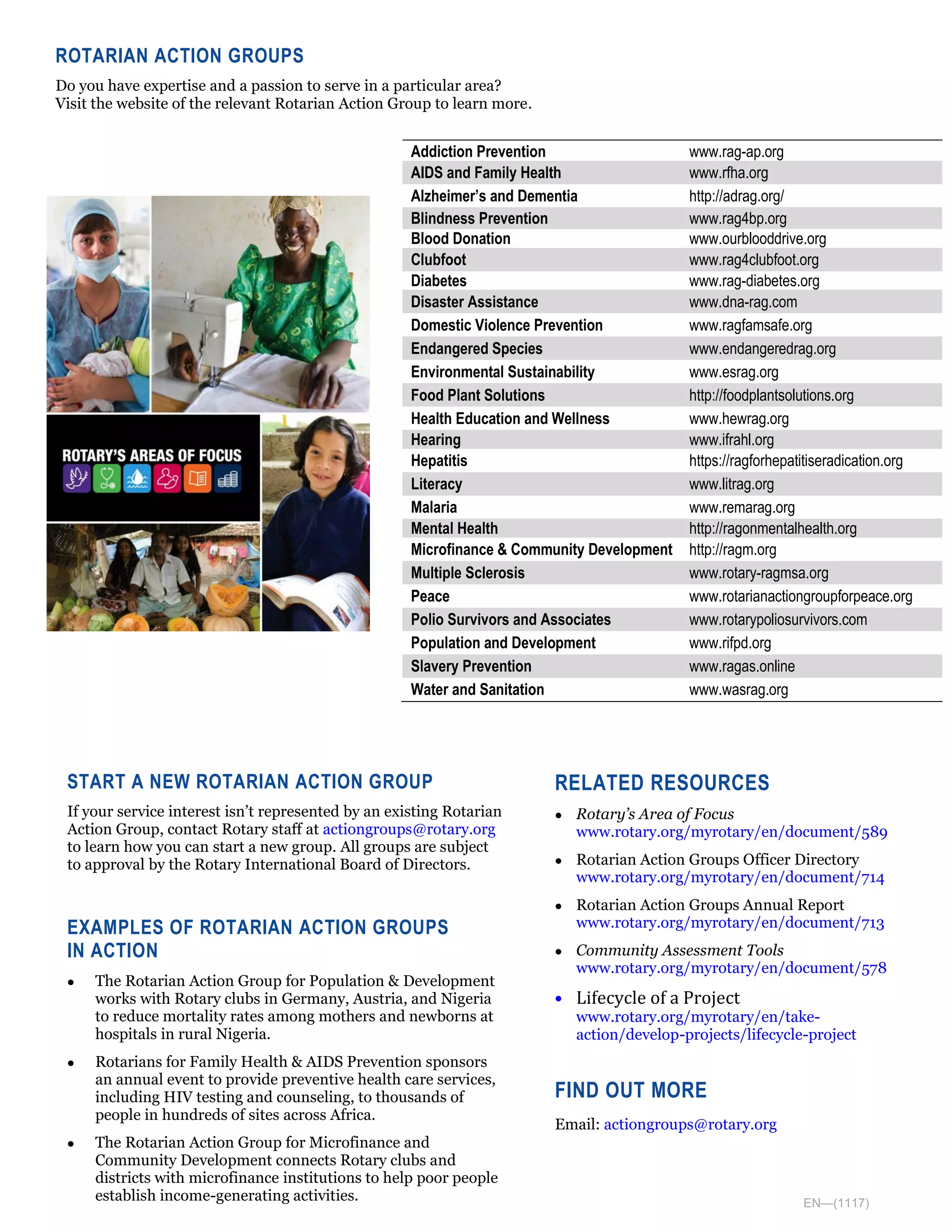 The Power of Fellowships and Rotarian Action Groups | PDF