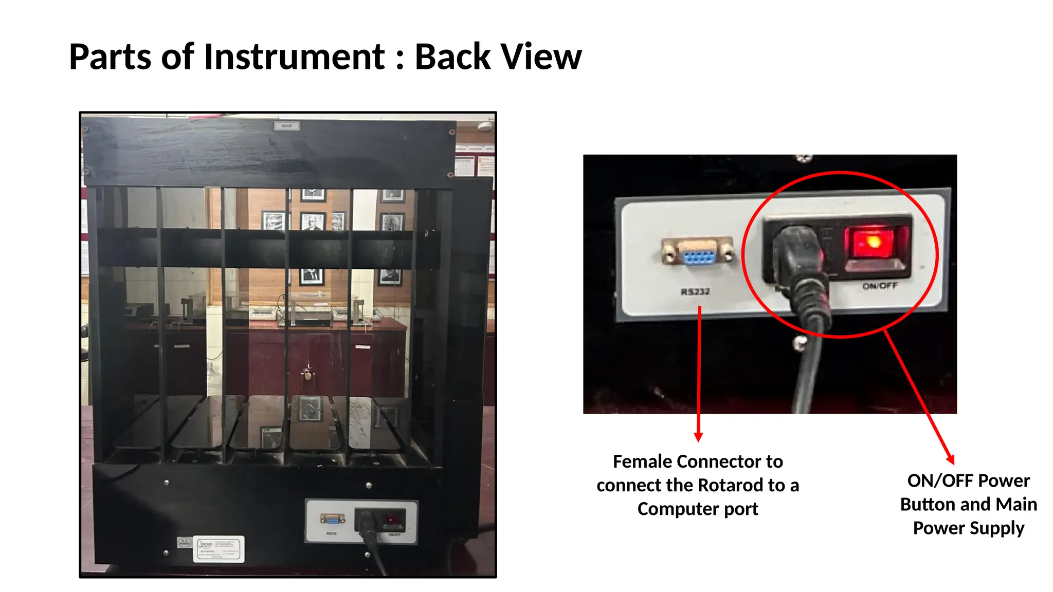 Rotarod Apparatus, Standard Operating Procedure | PPTX
