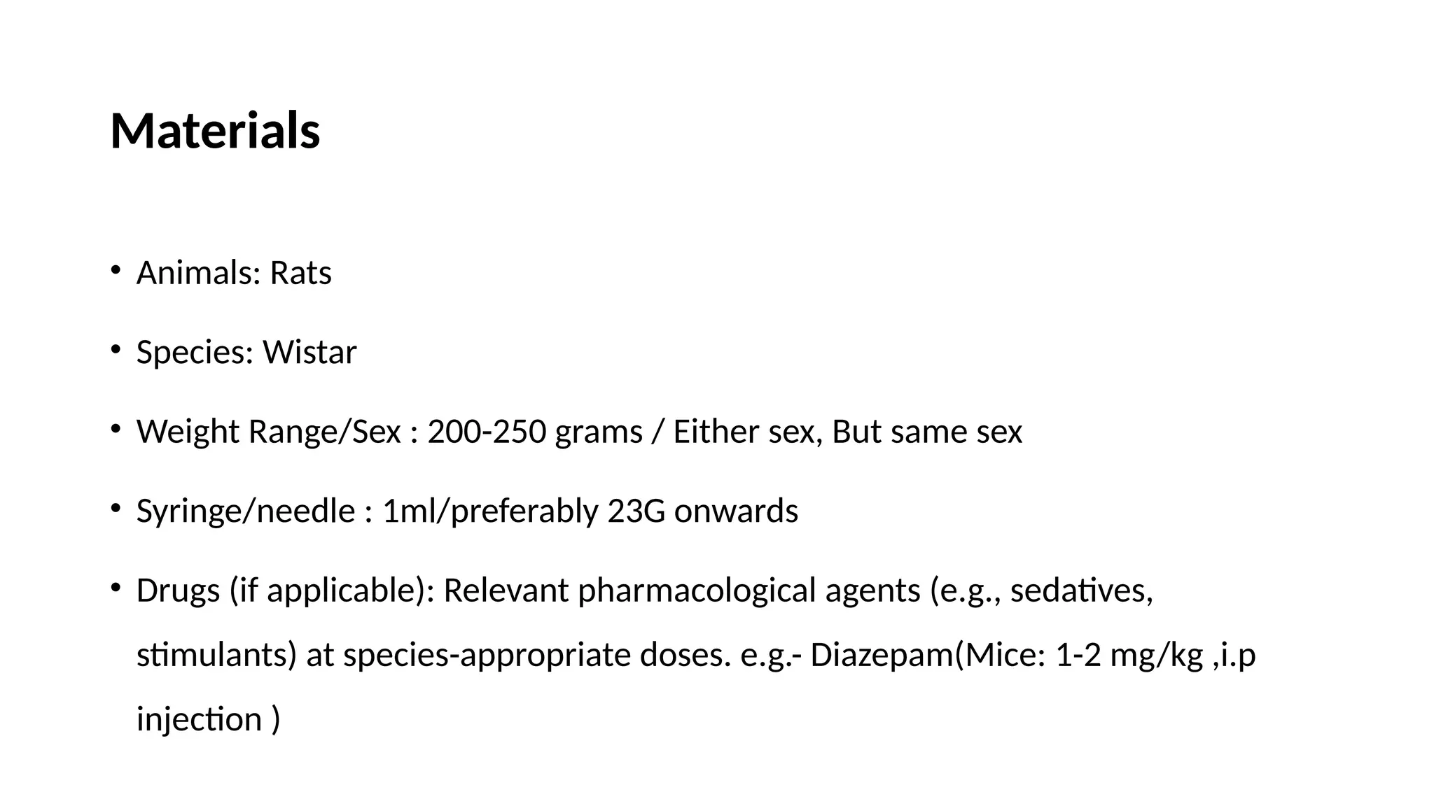 Rotarod Apparatus, Standard Operating Procedure | PPTX