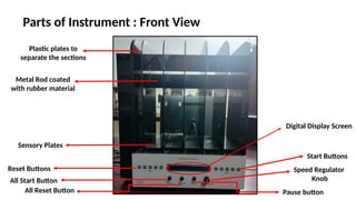 Rotarod Apparatus, Standard Operating Procedure | PPTX