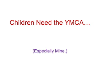 Rotary Presentation - Airport YMCA | PPT