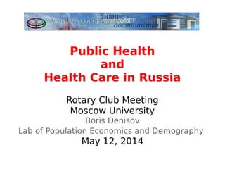 Public health in Russia presentation to Rotary Club | PDF | Infectious ...