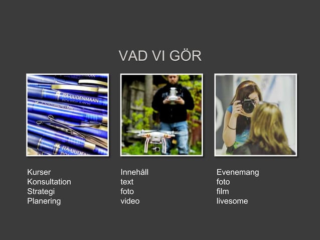 Sociala medier - kort presentation | PPTX