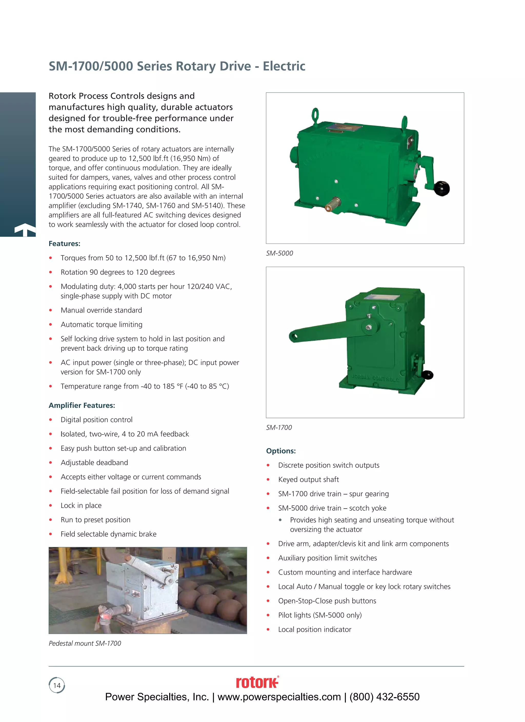 Rotary and Linear Damper Drives for Control of Combustion Air and Flue ...