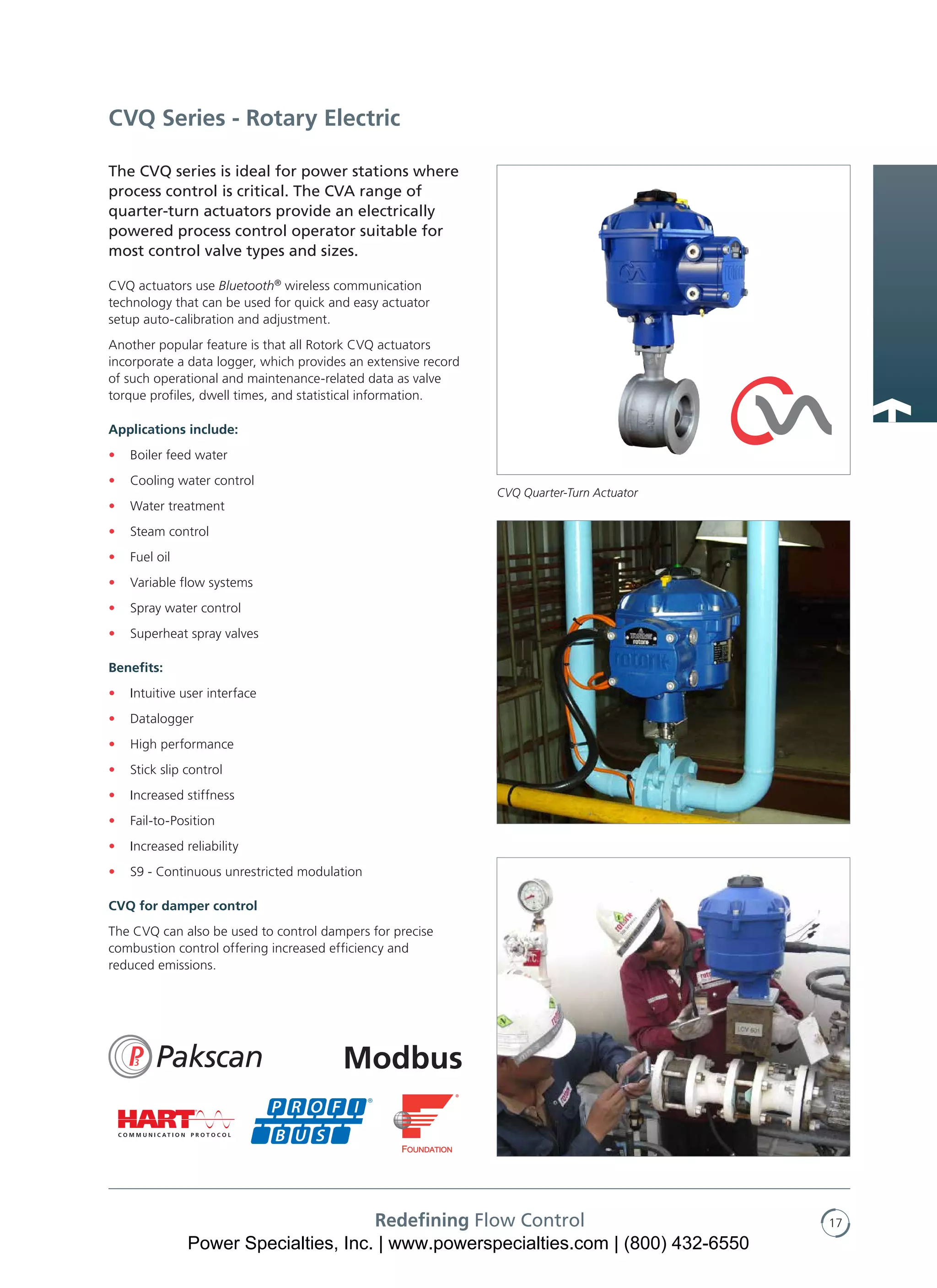 Rotary and Linear Damper Drives for Control of Combustion Air and Flue ...