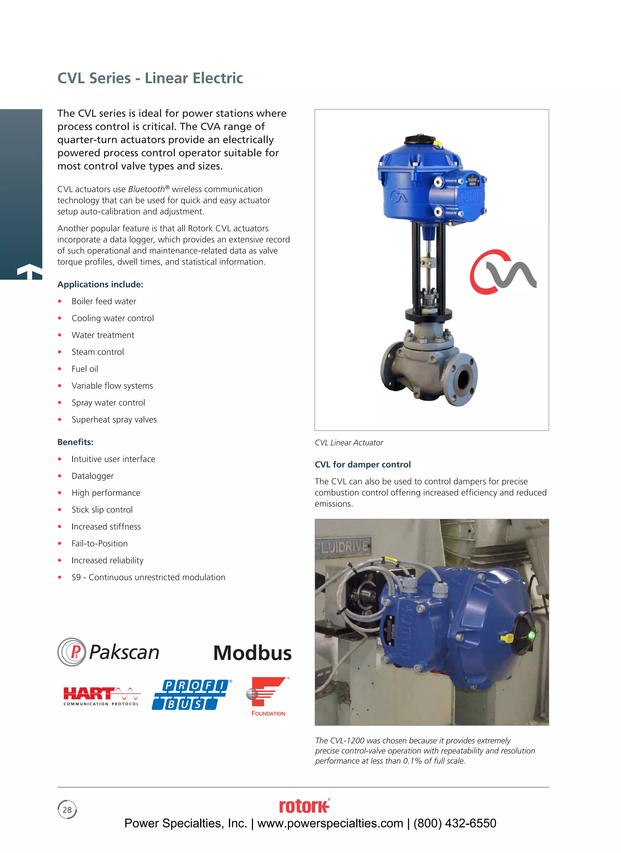 Rotary and Linear Damper Drives for Control of Combustion Air and Flue Gas | PDF