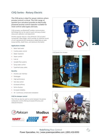 Rotary and Linear Damper Drives for Control of Combustion Air and Flue Gas | PDF
