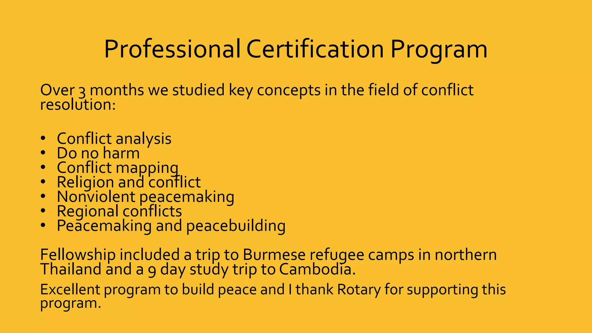 Building partnerships for peace | PPTX