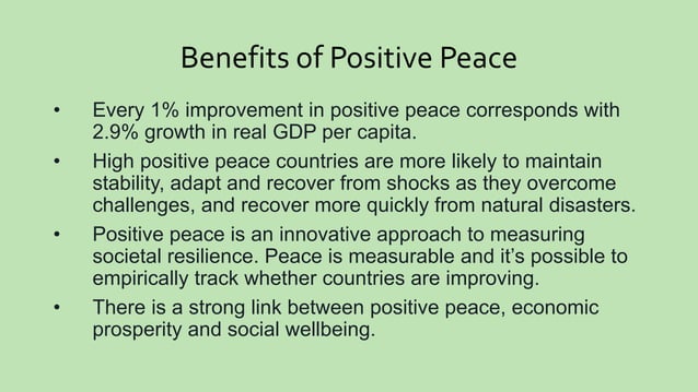 Building partnerships for peace | PPTX