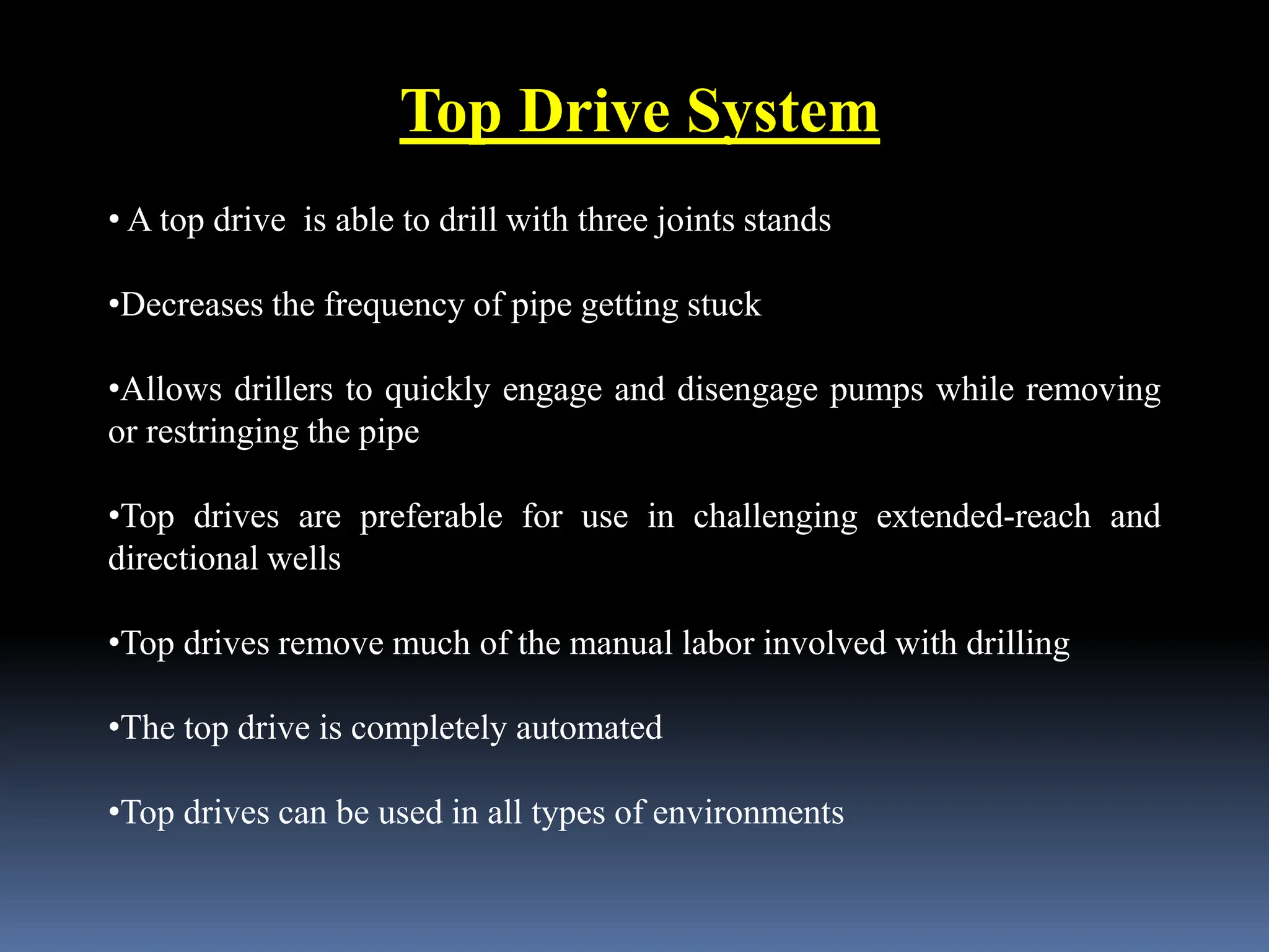 PRINCIPLES BEHIND THE ROTARY-SYSTEM OF A DRILLING RIG | PPT