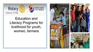 Basic Education and Literacy on Livelihood for the youth, women and ...