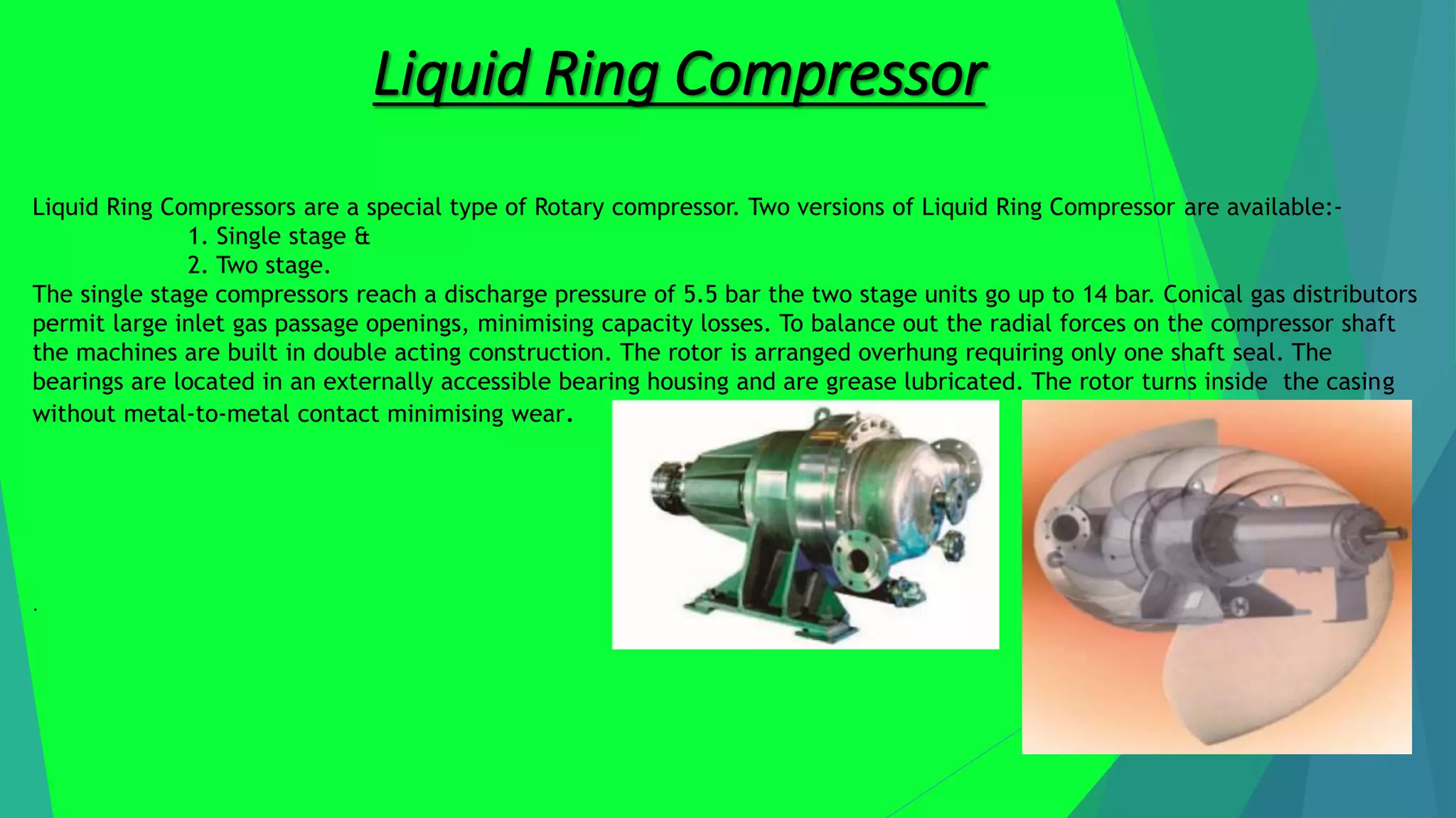 Rotary and liquid rim compressor | PPTX