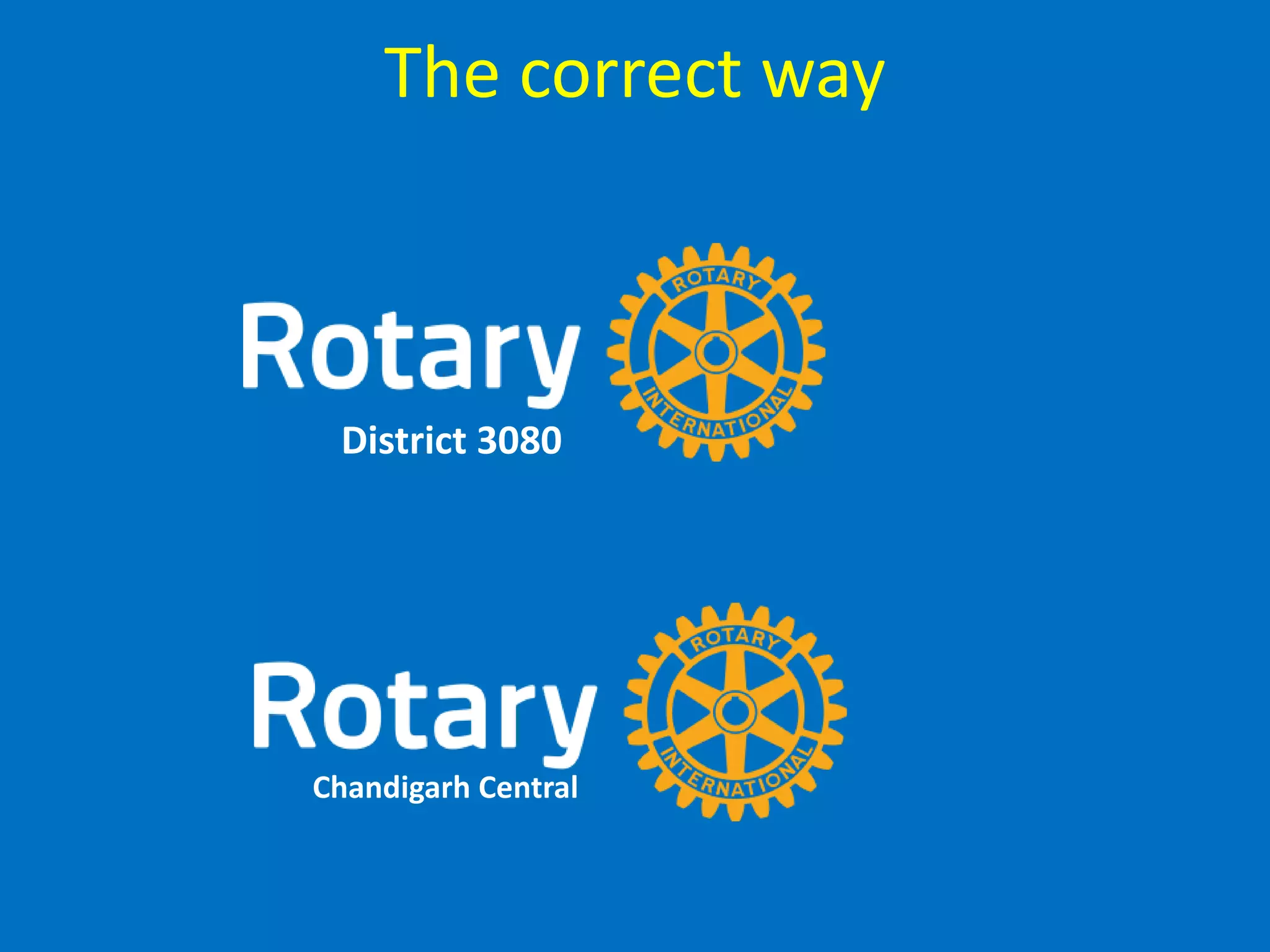 Rotary's New Visual Identity System | PPT