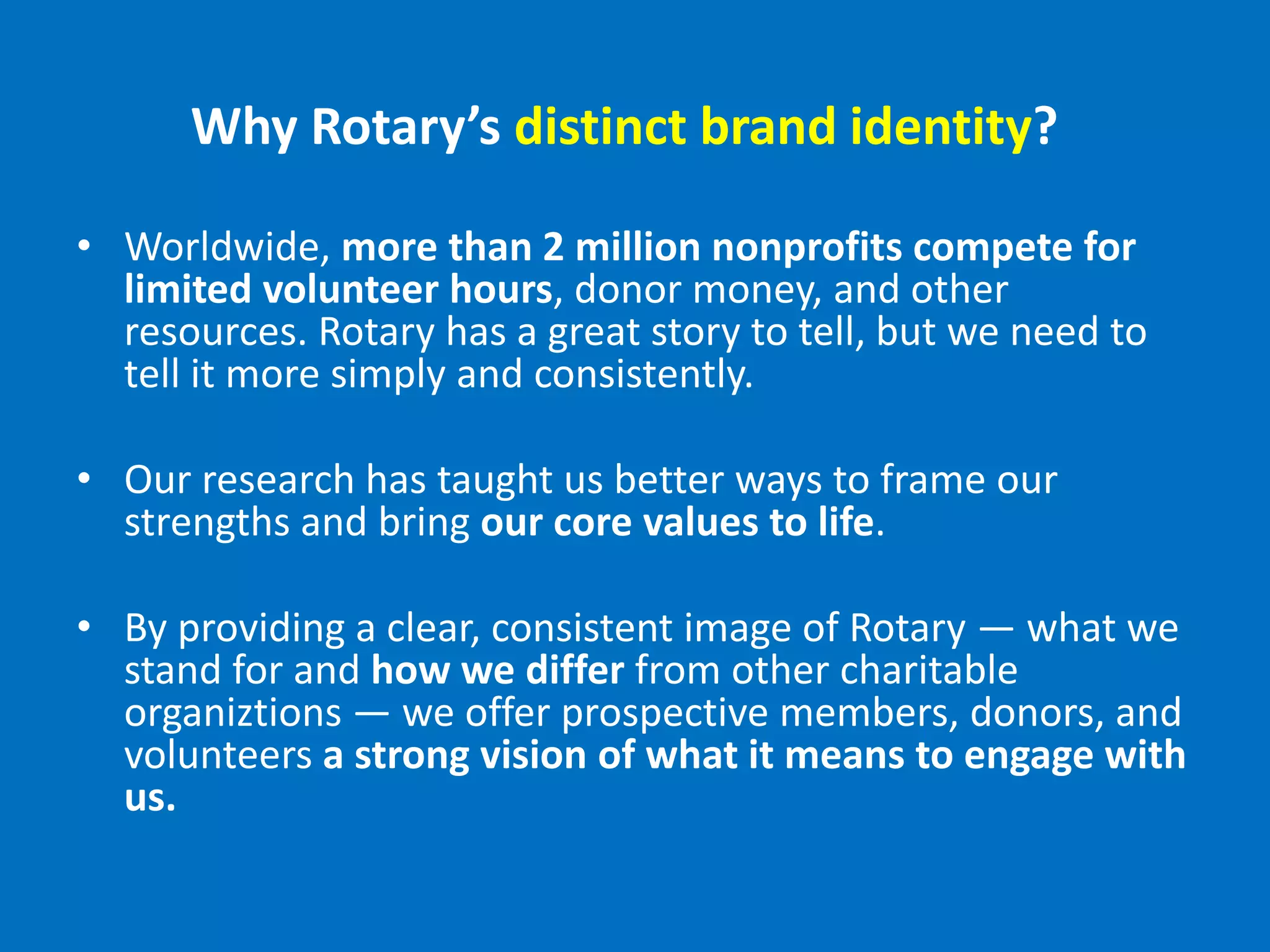 Rotary's New Visual Identity System | PPT