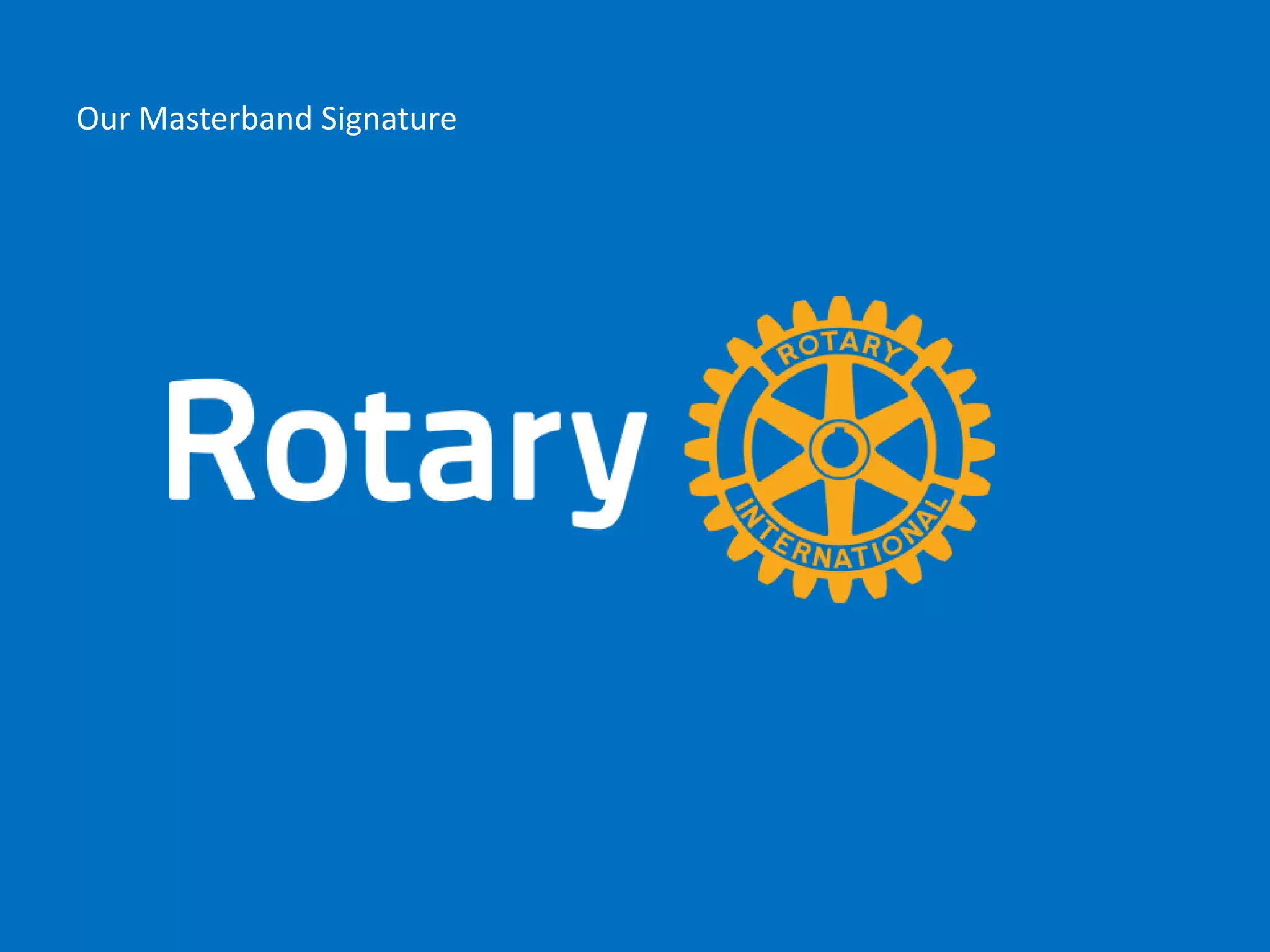Rotary's New Visual Identity System | PPT
