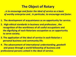 Bringing Vocational Service to Life: Rotary Code of Conduct | PPT