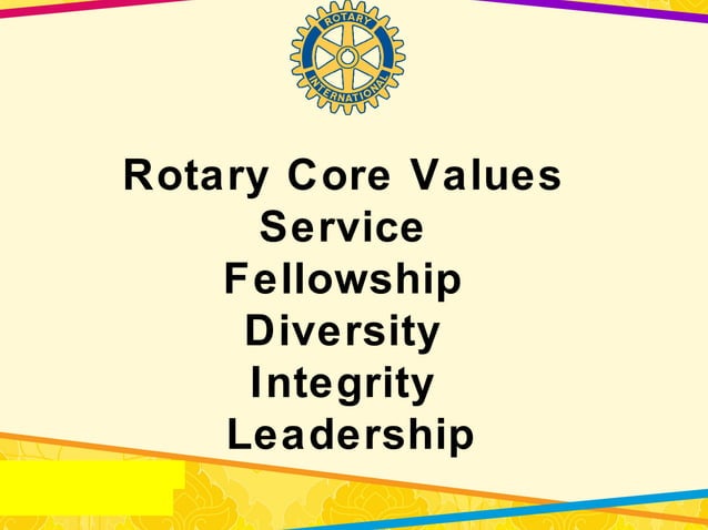 Bringing Vocational Service to Life: Rotary Code of Conduct | PPT