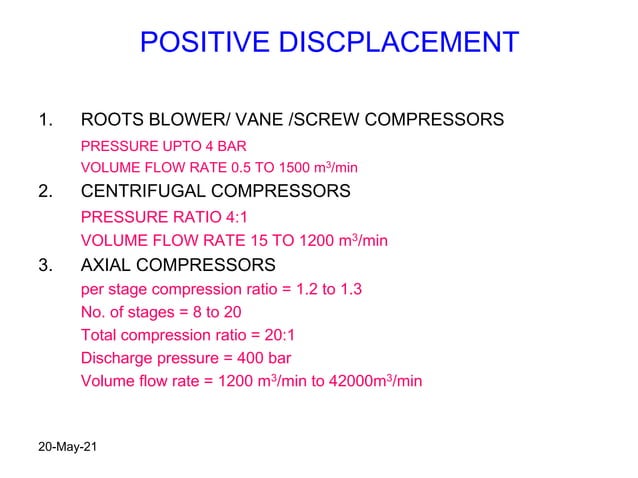 Rotary compressors ppt | PPTX