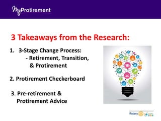 Life 3.0: Protirement Not Retirement | PPTX
