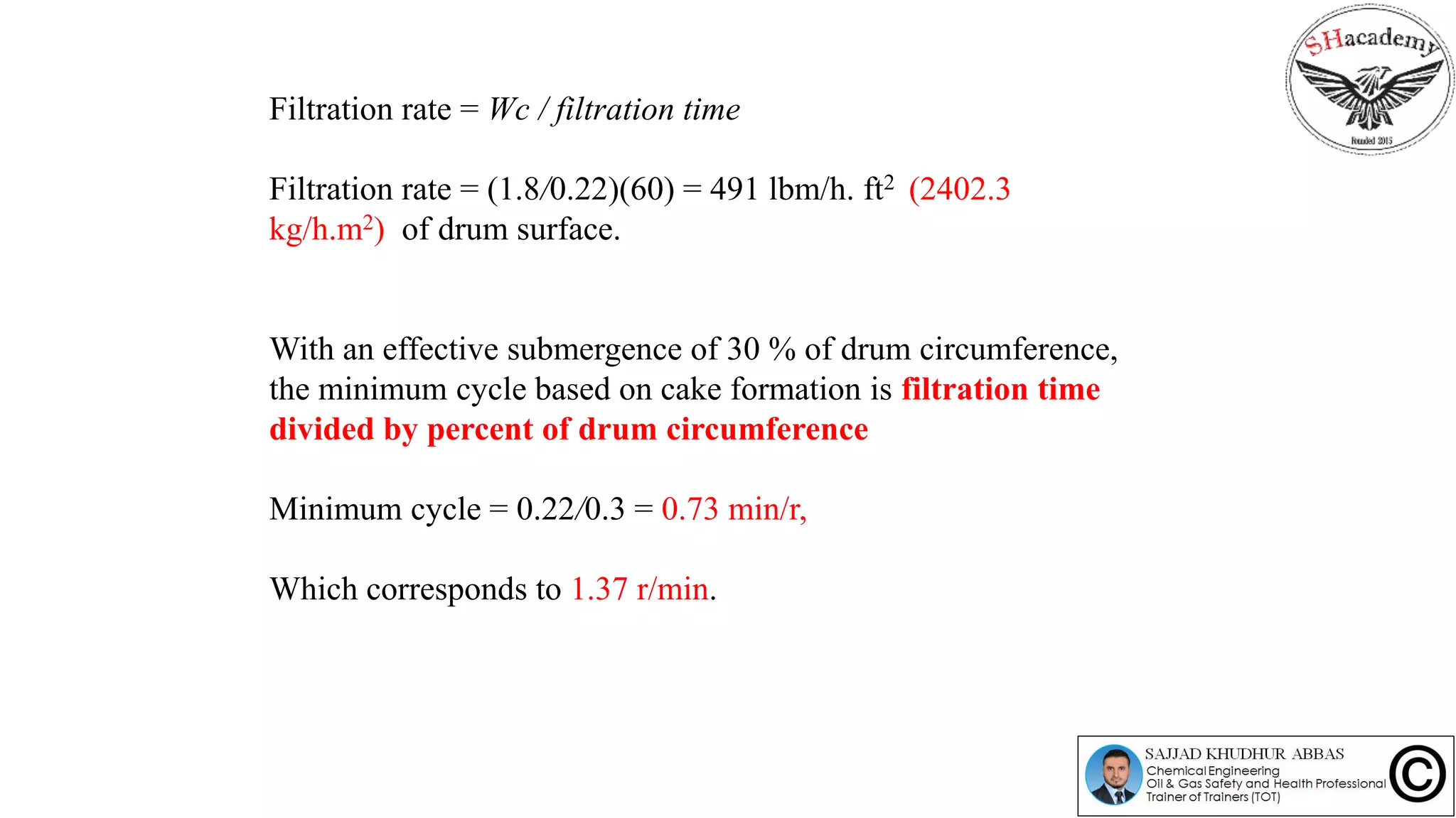 Episode 43 : DESIGN of Rotary Vacuum Drum Filter | PPTX