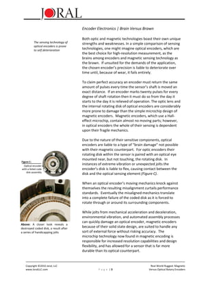 Rotary Encoders White Paper Joral V1 | PDF | Computer Peripherals ...