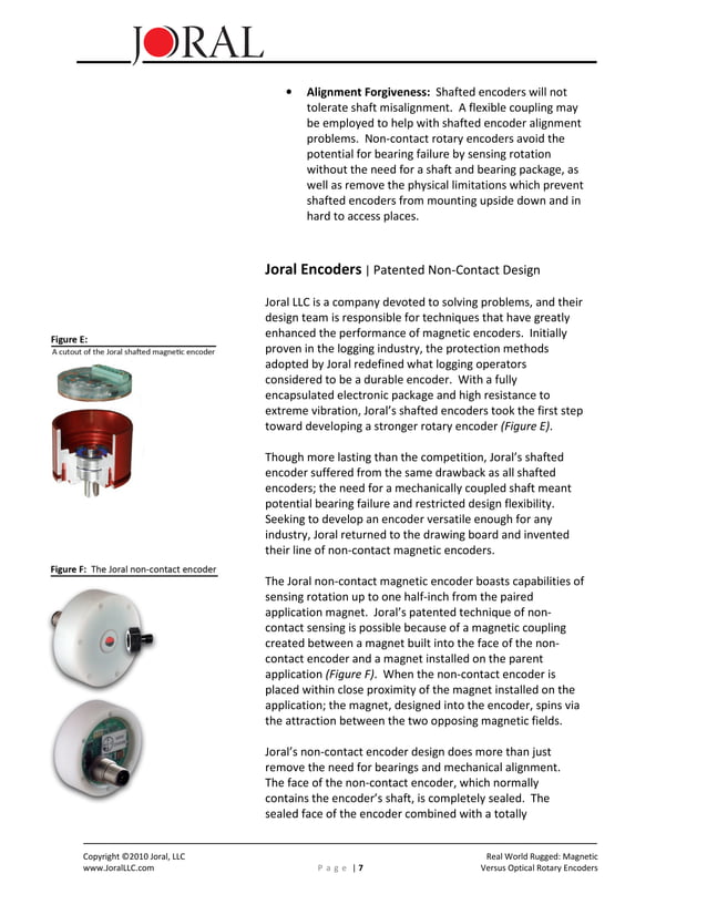 Rotary Encoders White Paper Joral V1 | PDF