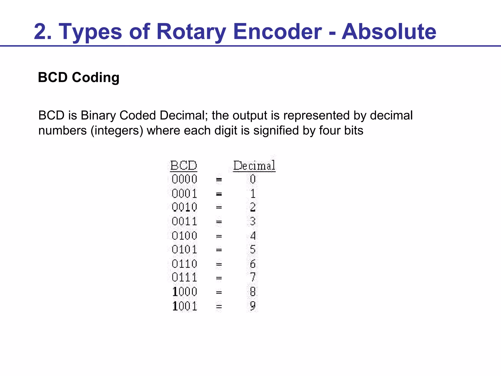 Rotary encoder training material | PPT