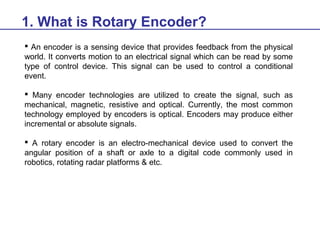 Rotary encoder training material | PPT