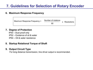 Rotary encoder training material | PPT