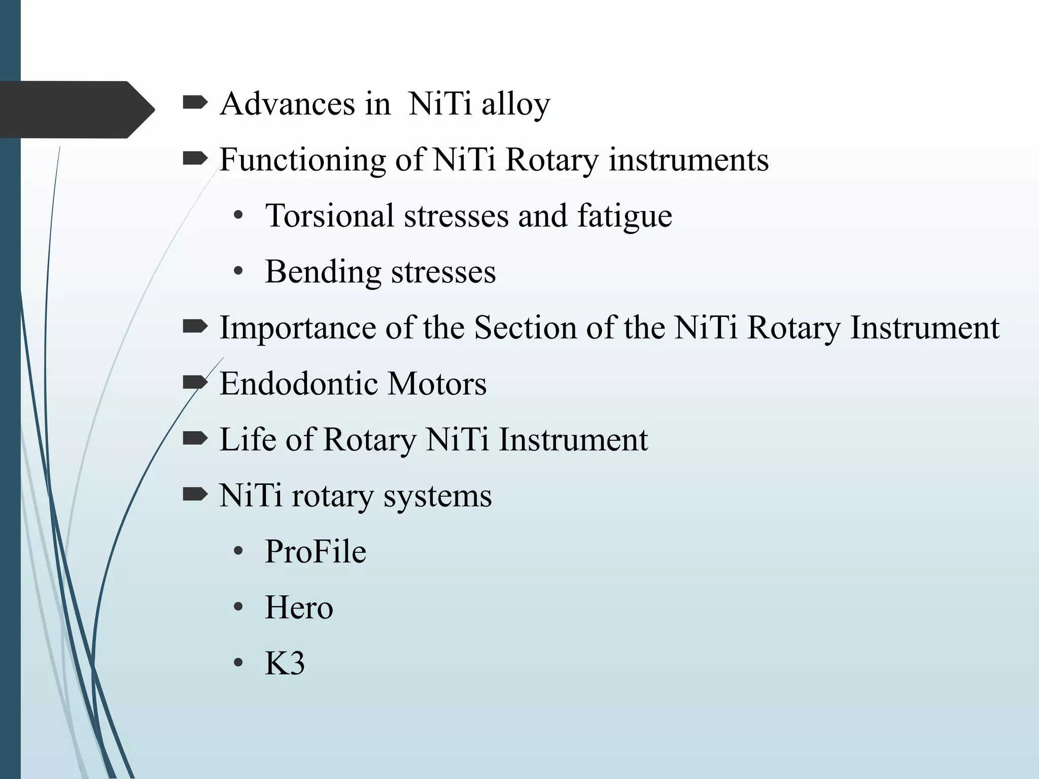 Rotary Endodontic Instruments | PPTX