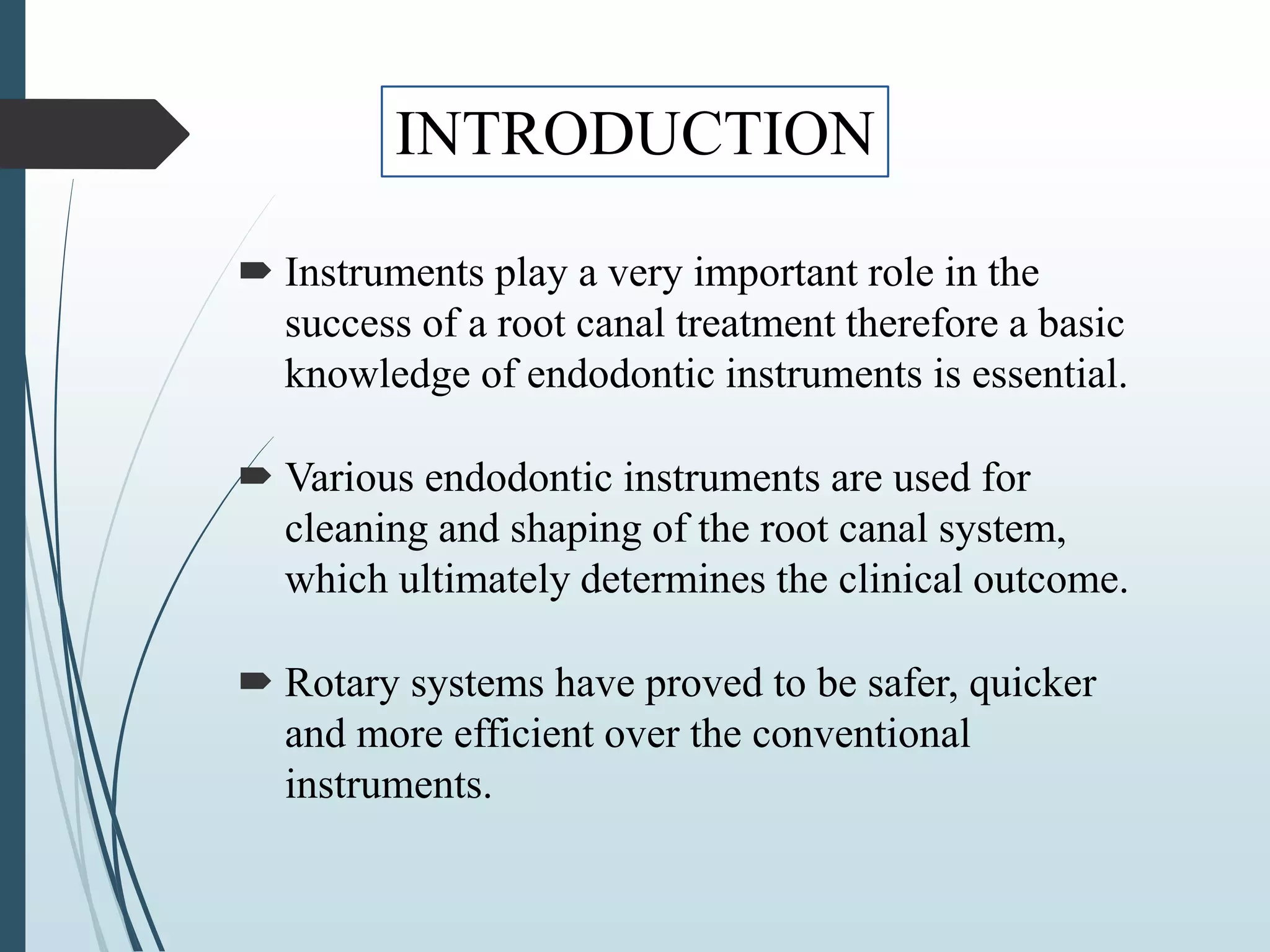 Rotary Endodontic Instruments | PPTX