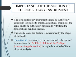 Rotary Endodontic Instruments | PPTX