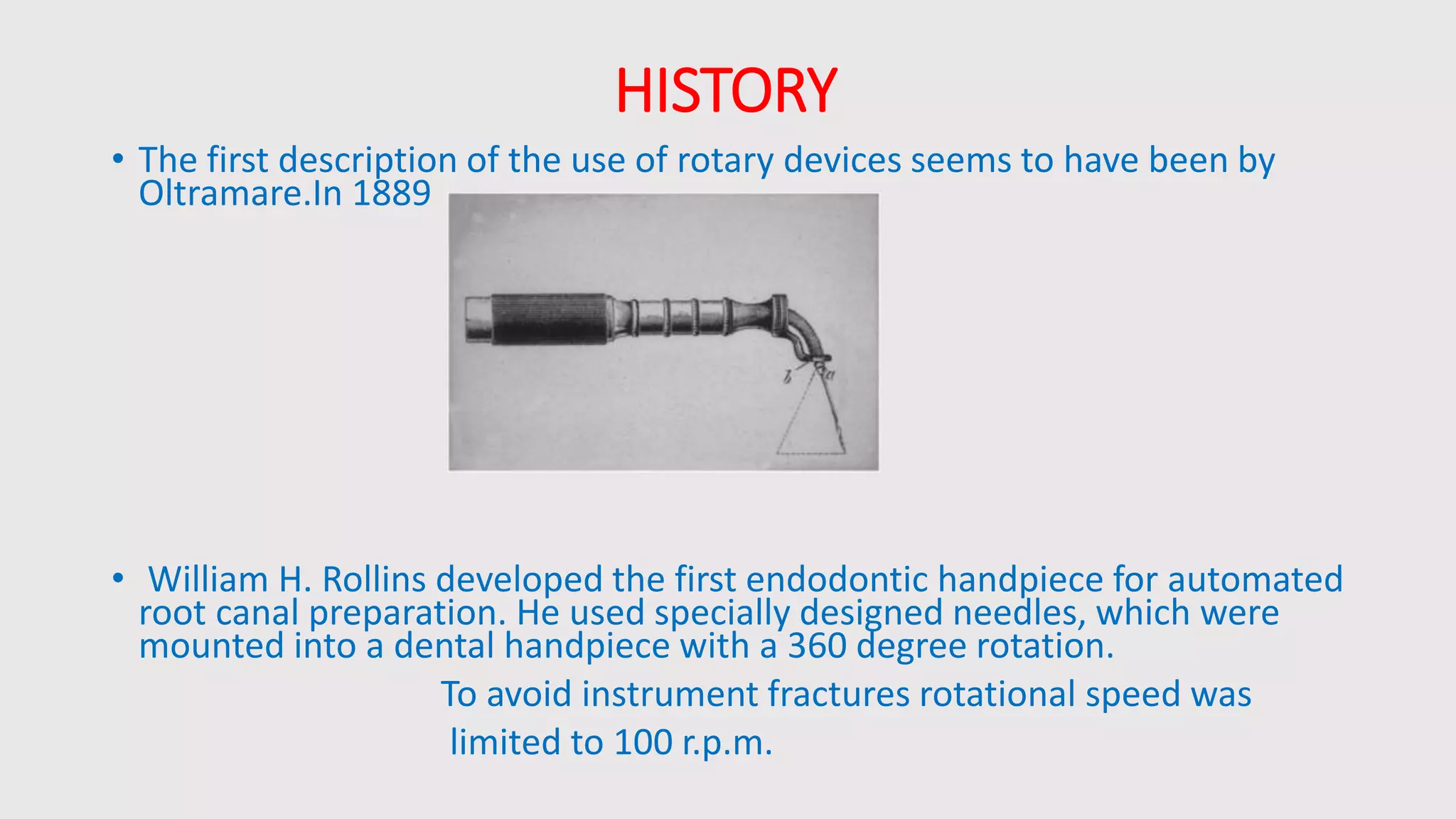 Rotary endodontic instuments basic and divices | PPTX