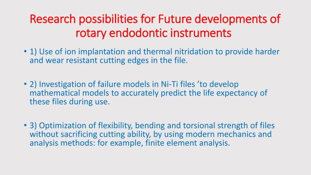 Rotary endodontic instuments basic and divices | PPTX