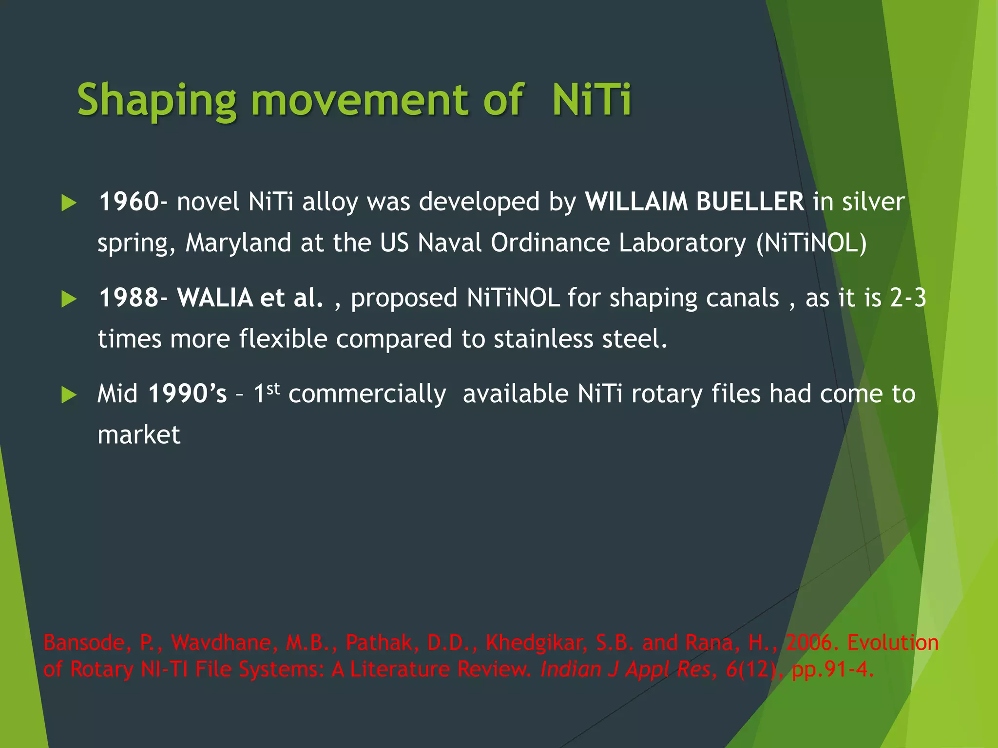 ROTARY ENDODONTICS IN PEDODONTICS | PPTX