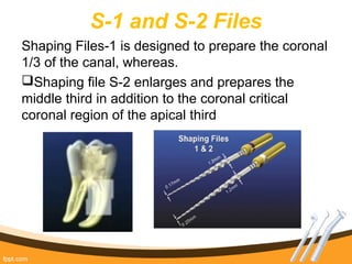 Rotary endodontic system, protaper feachers and techniques | PPT