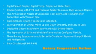 Rotary Evaporator Daihan | PPT