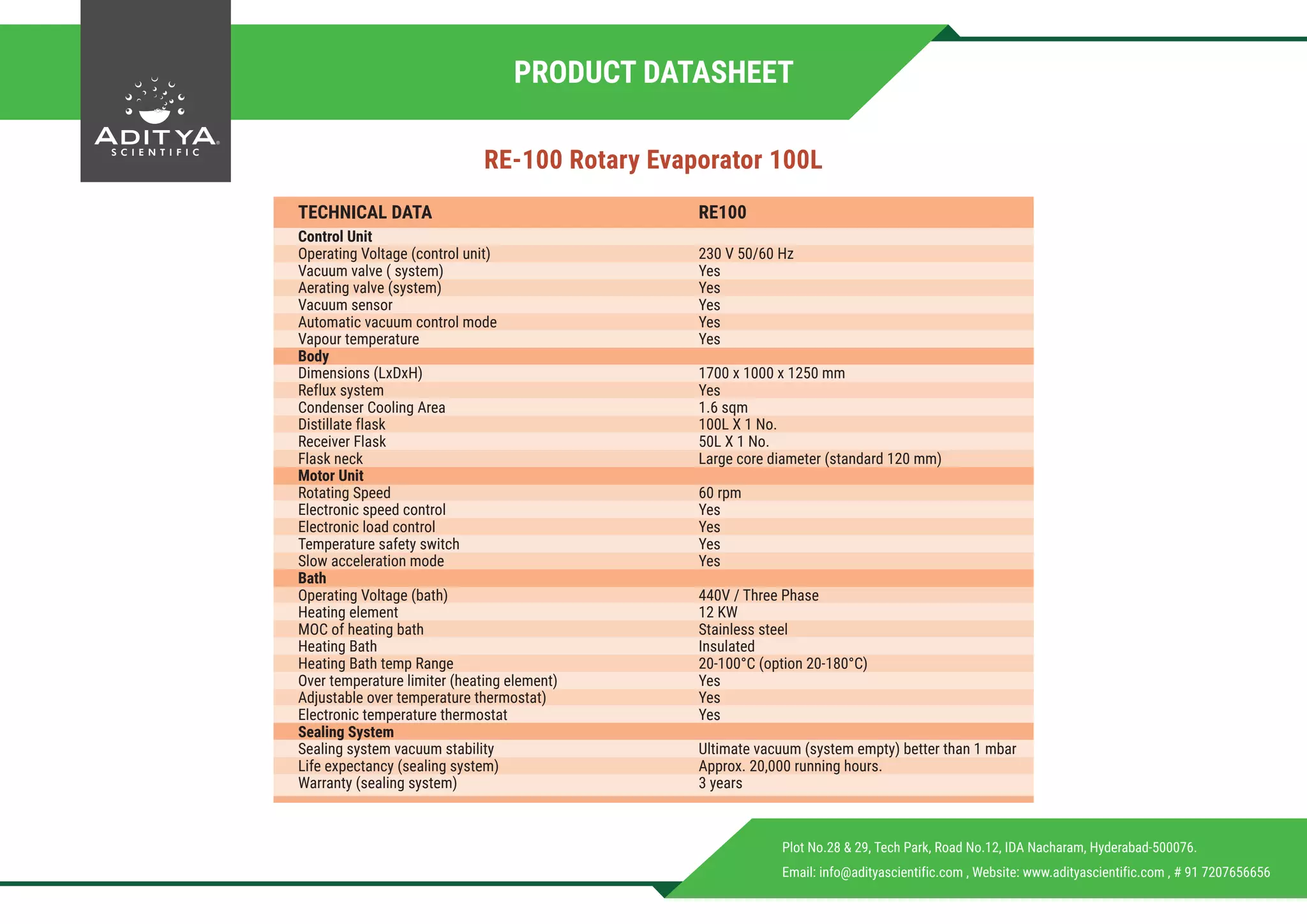 Rotary Evaporator Pilot Scale | PDF