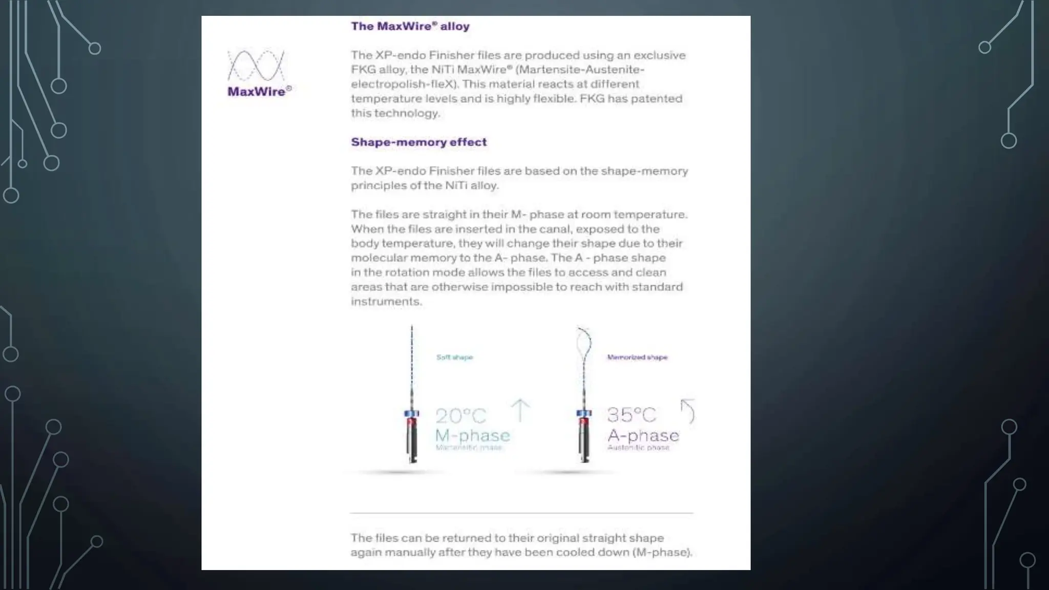 Rotary Files, generation and evolution, design advantages | PPTX
