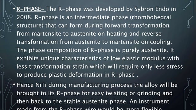 Rotary Files, generation and evolution, design advantages | PPTX