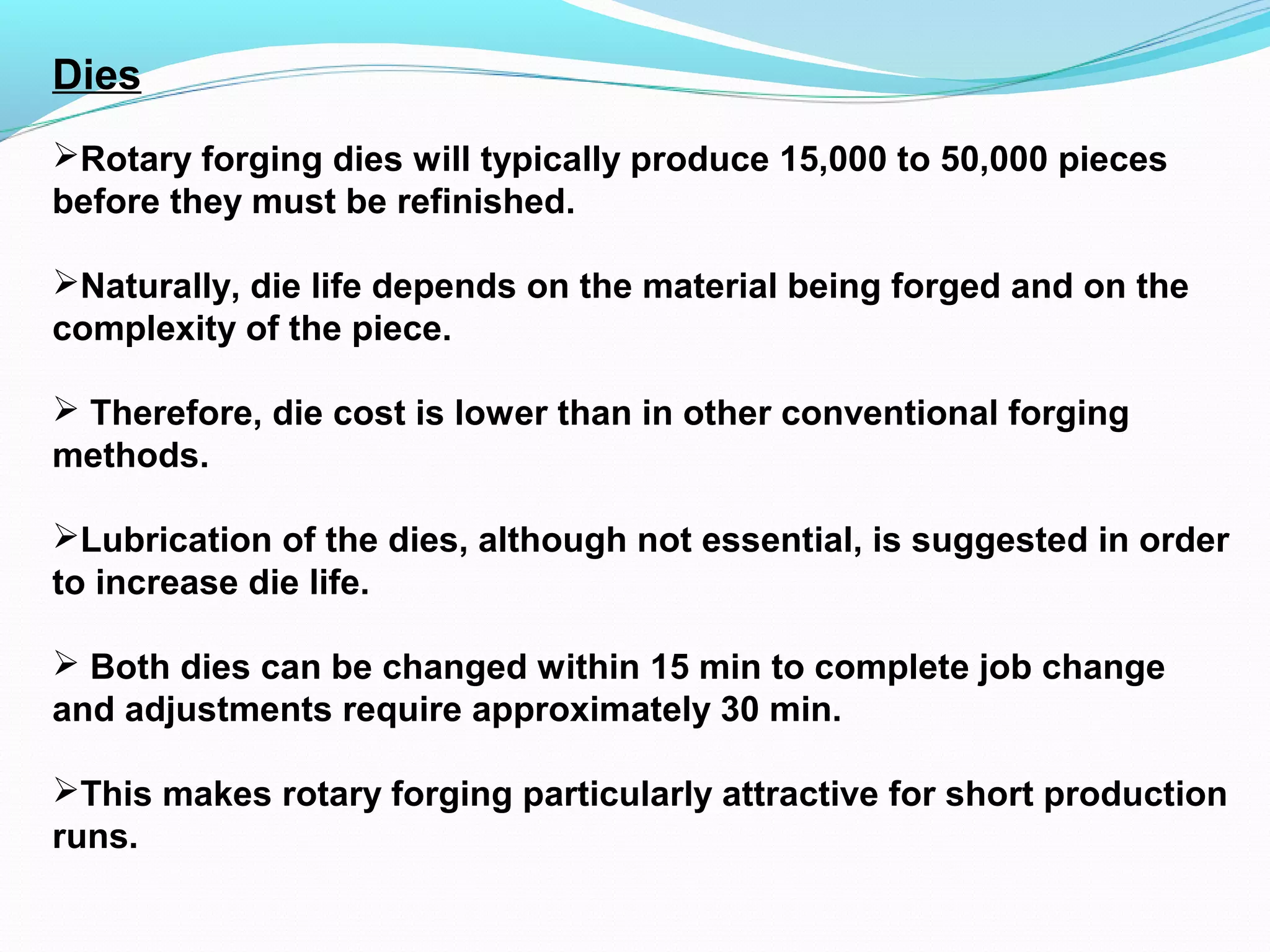 Rotary forging OR Orbital forging | PPT