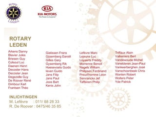 ROTARY LANDEN GALA-DINER 2010 | PPT