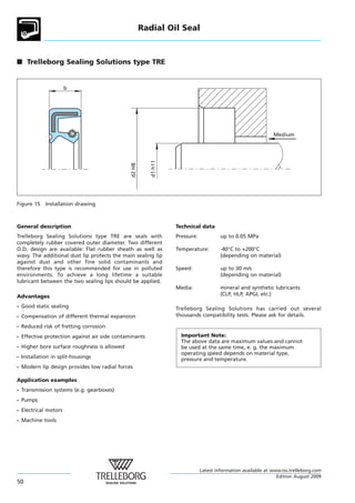 Rotary and Shaft Seals | PDF