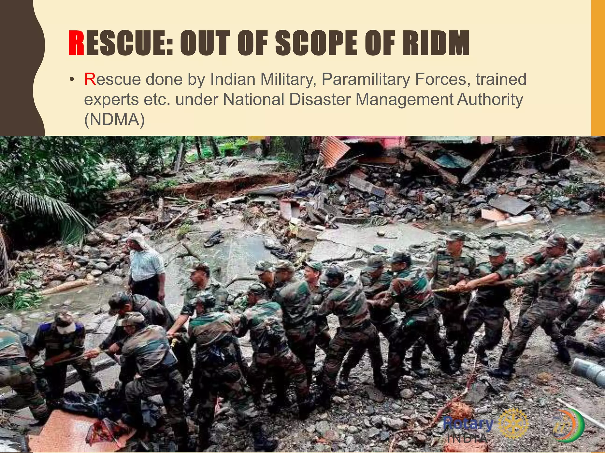 Rotary India Disaster Management | PPTX